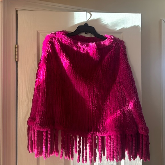 Sweaters | Beautiful And So Soft Pink Overhead Shawl Stunning Os | Poshmark
